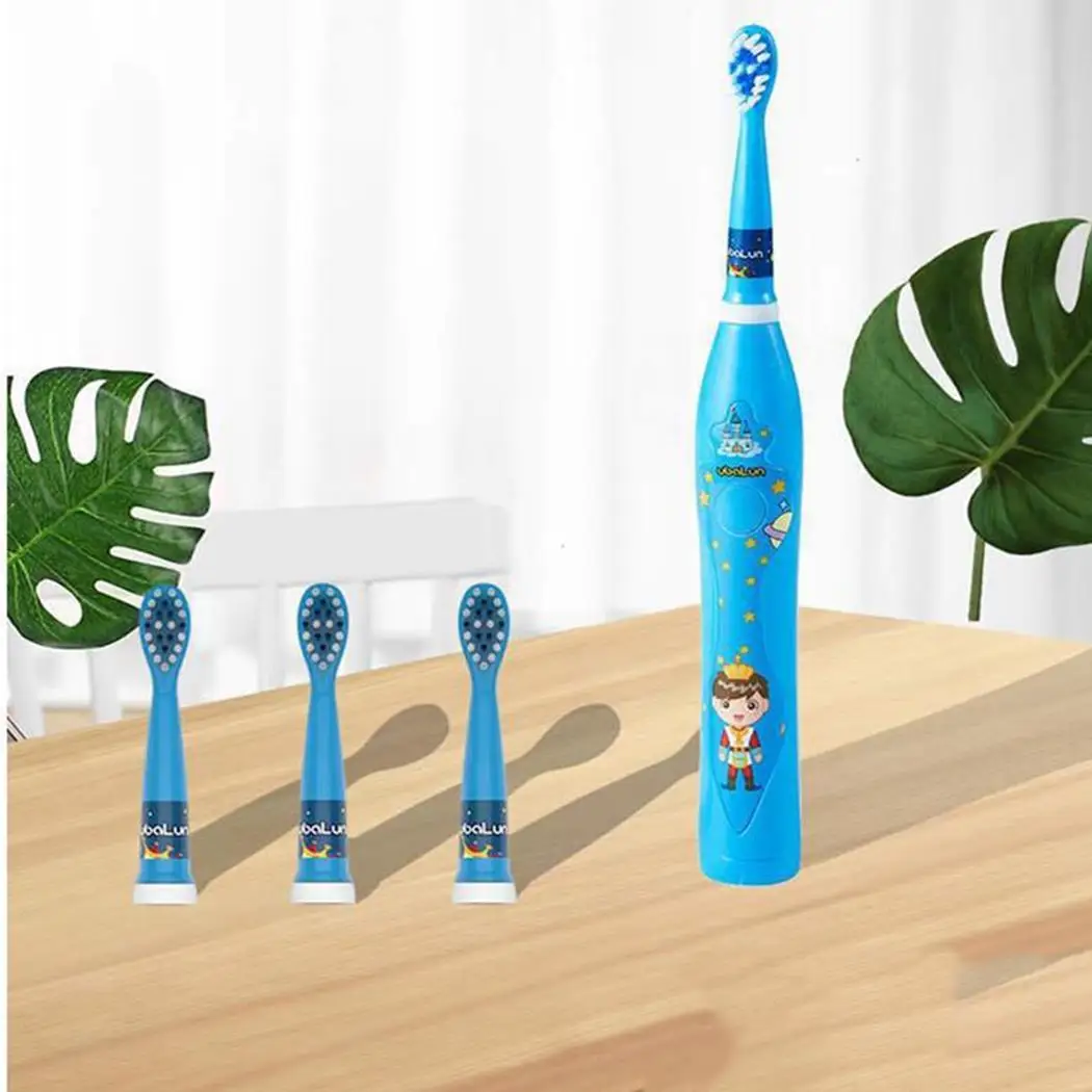 Kids Cute Electronic Toothbrush USB Soft Kids Cartoon Children ...