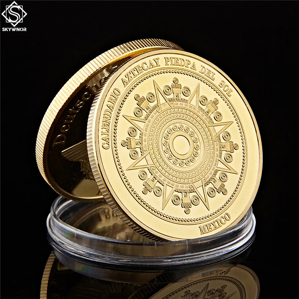 Coins Collectibles Mexico | Mayan Commemorative Coins | Mayan Calendar ...