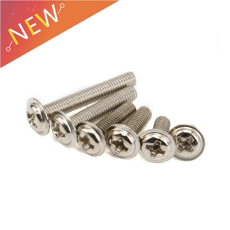 100Pcs M3 Screw M3X5/6/8/10/12/16/20mm PC Case Hard Drive Precision Hex ...