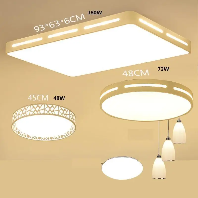 Room Plafon Colgante Moderna Industrial Decor Fixtures Lustre Led Light ...