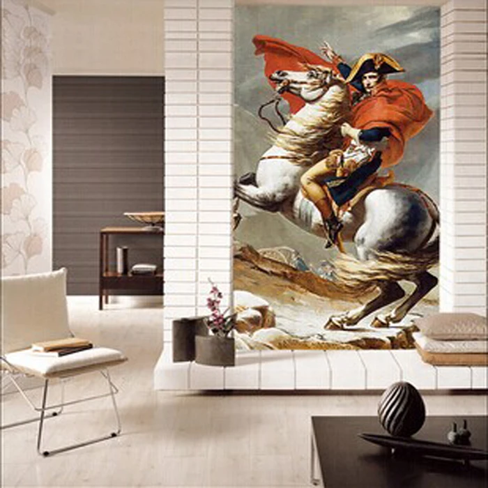 2015 3D Hot decorative painting aisle mural Napoleon Modern Home Wall ...