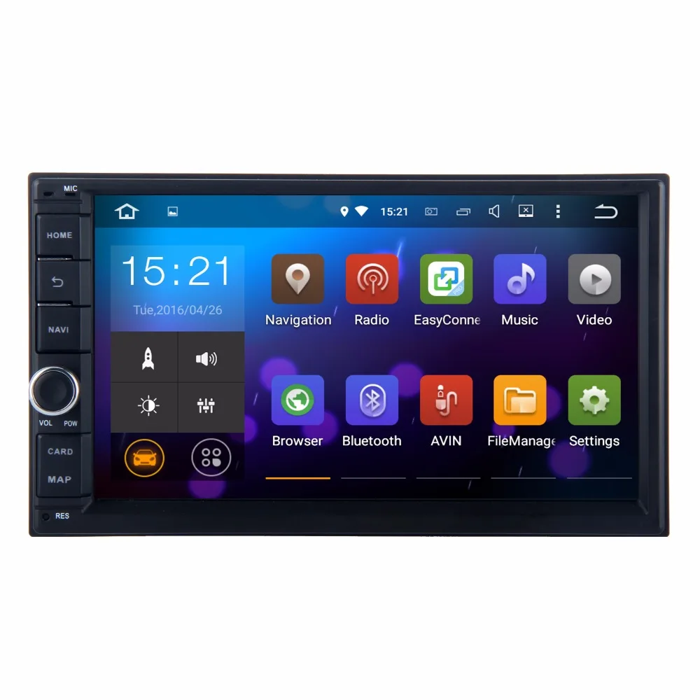 Car 2 din Head Unit GPS NAVI Universal For Nissan TIIDA X trail ...
