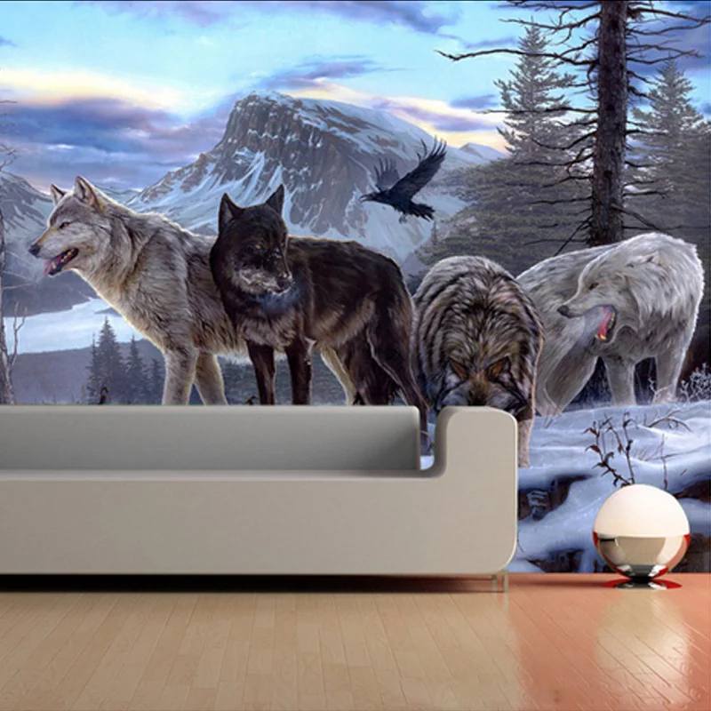Custom Any Size 3D Wall Mural Wallpapers For Living Room Bedroom Sofa ...