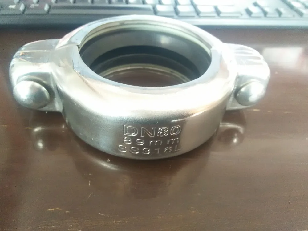 Dn 150 5" 168.3 Mm Ss304 500 Psi Pipe Clamp Coupling - Clamps - AliExpress