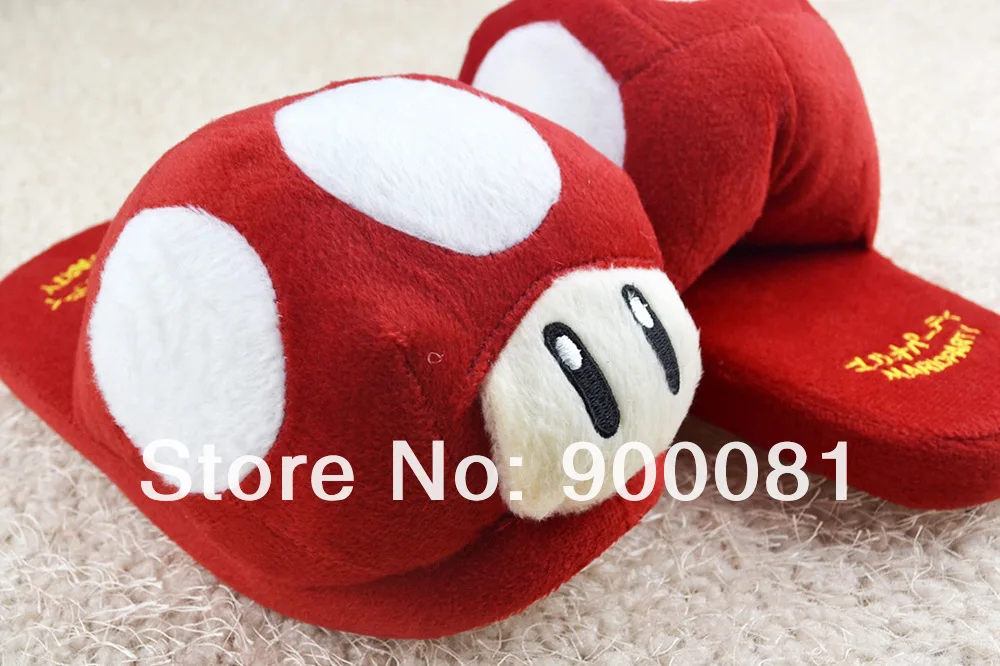 Super Mario Mushroom Slippers Street Stylers, 55% OFF