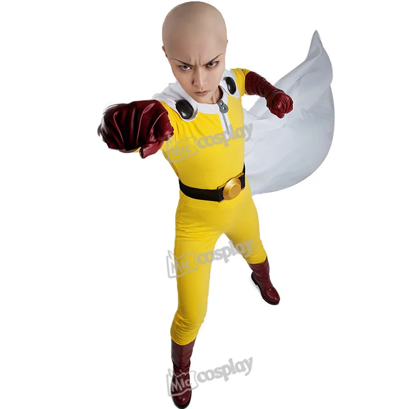 Anime One Punch Man Saitama Cosplay Costume Unisex Clothing-in Anime ...