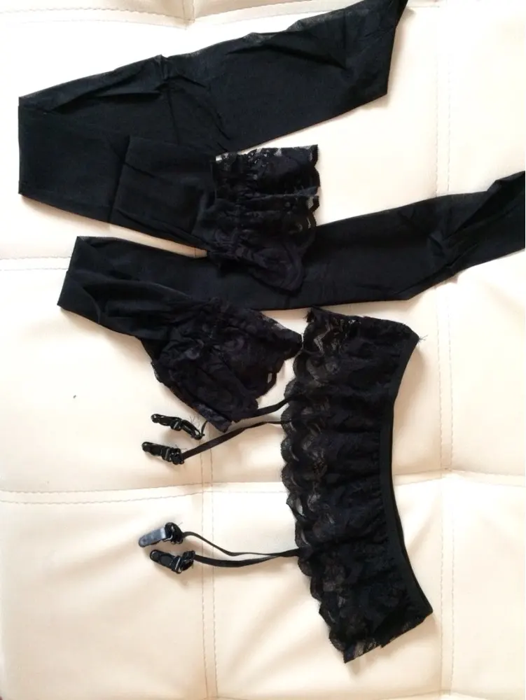 Sexy High Thigh Stockings and Garter Belt Suspender - Best Crossdress ...