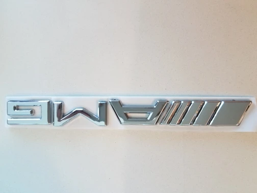 3D Aluminum Mercedes-AMG Stickers
