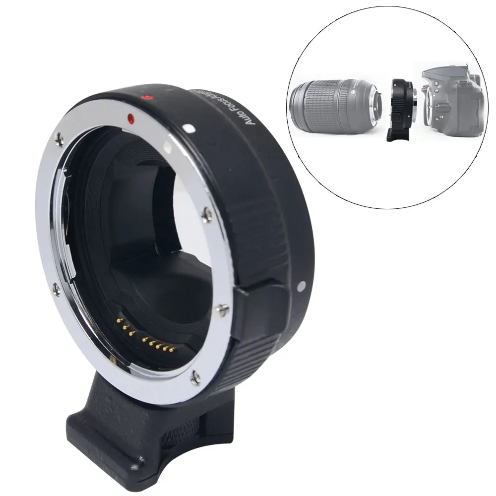 Mcolpus Auto Mount Adapter EF NEX for Canon EOS EF Mount Lens to Sony ...