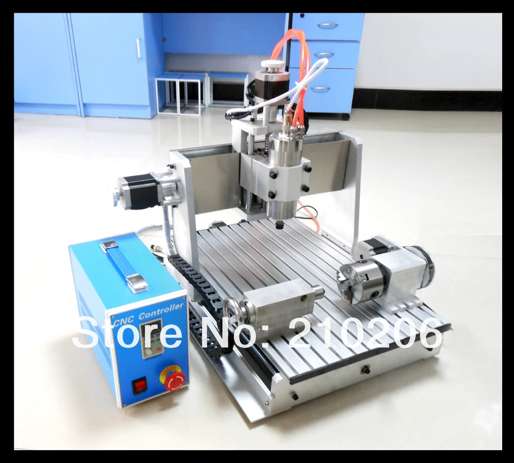 Купить 4 оси cnc3040 повысить версия 1.5kW шпинделя 2.2kw vfd z оси 100 ...