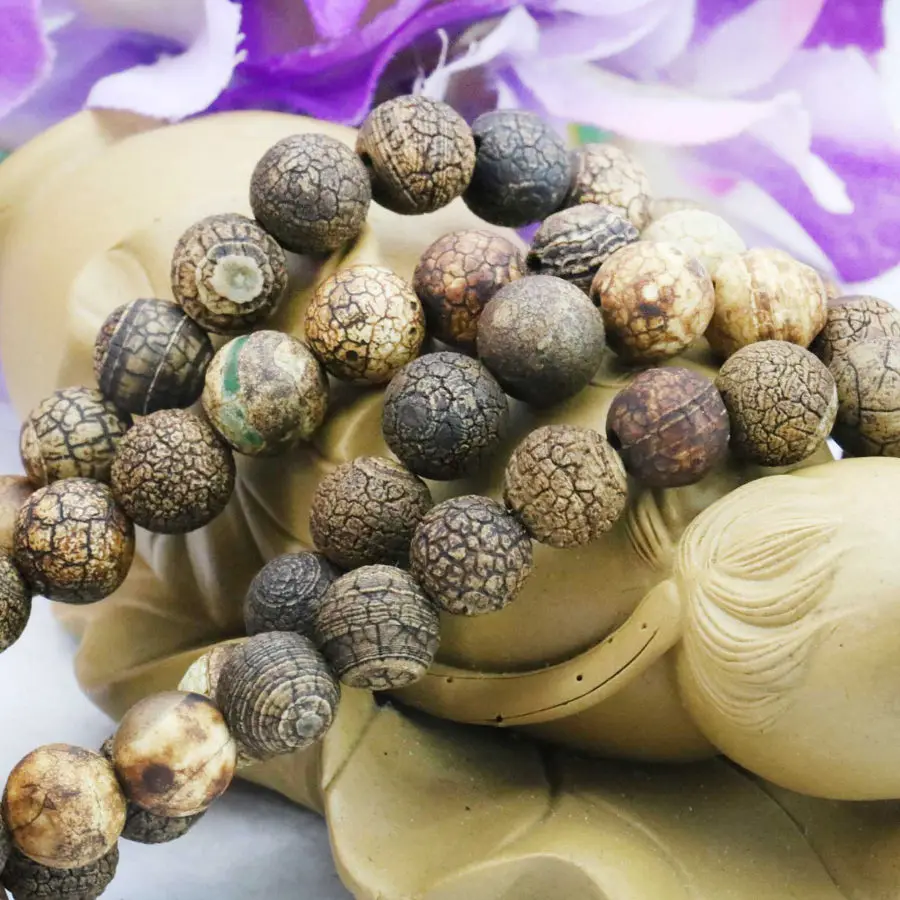 Ancient Tibetan Agate Dzi Beads Round Carnelian Natural Prayer Stone ...