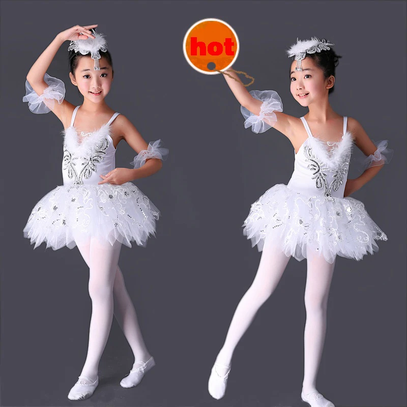 2016 costumes Ballet clothes Girls Suspenders tutu White veil princess ...