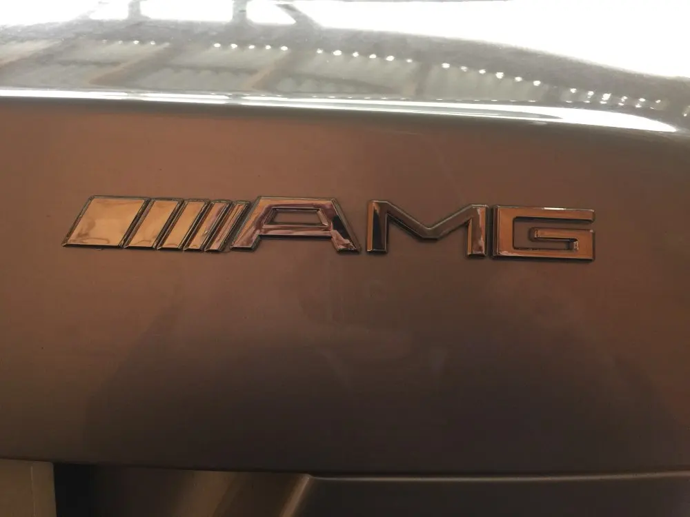 3D Aluminum Mercedes-AMG Stickers