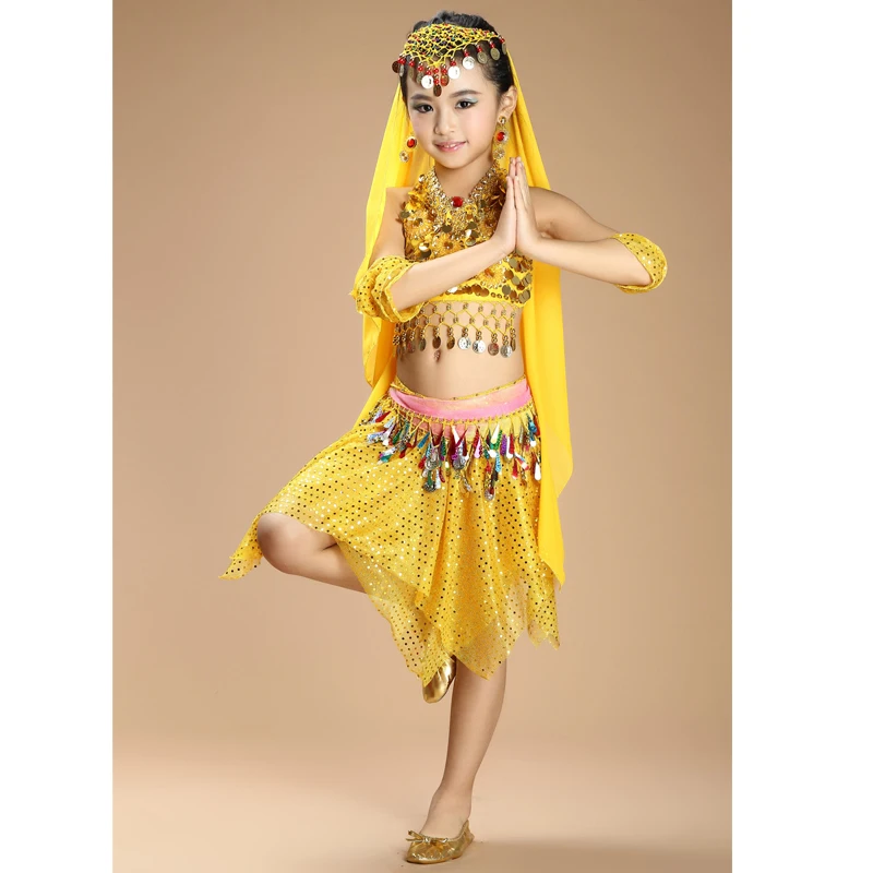 New Handmade Children Belly Dance Costumes Kids Belly Dancing Girls ...
