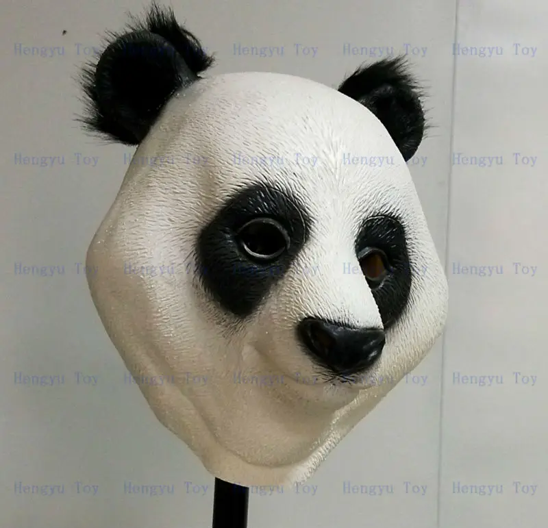 Cute-Party-Animal-Mask-Panda-Head-Mask-Deluxe-Novelty-Christmas-Costume-Party-Latex-Animal-Head ...