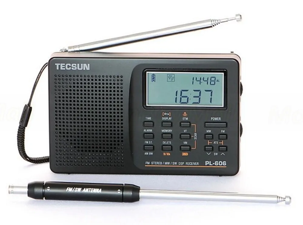 Купить оригинальный tecsun pl606 пл-606 ФМ стерео портативное радио ...