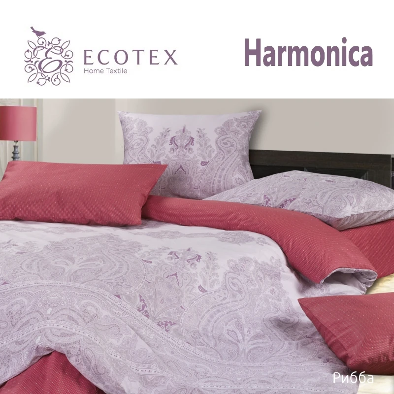 Bed linen Ecotex Ribba, 100% Cotton Linens for home textiles double ...