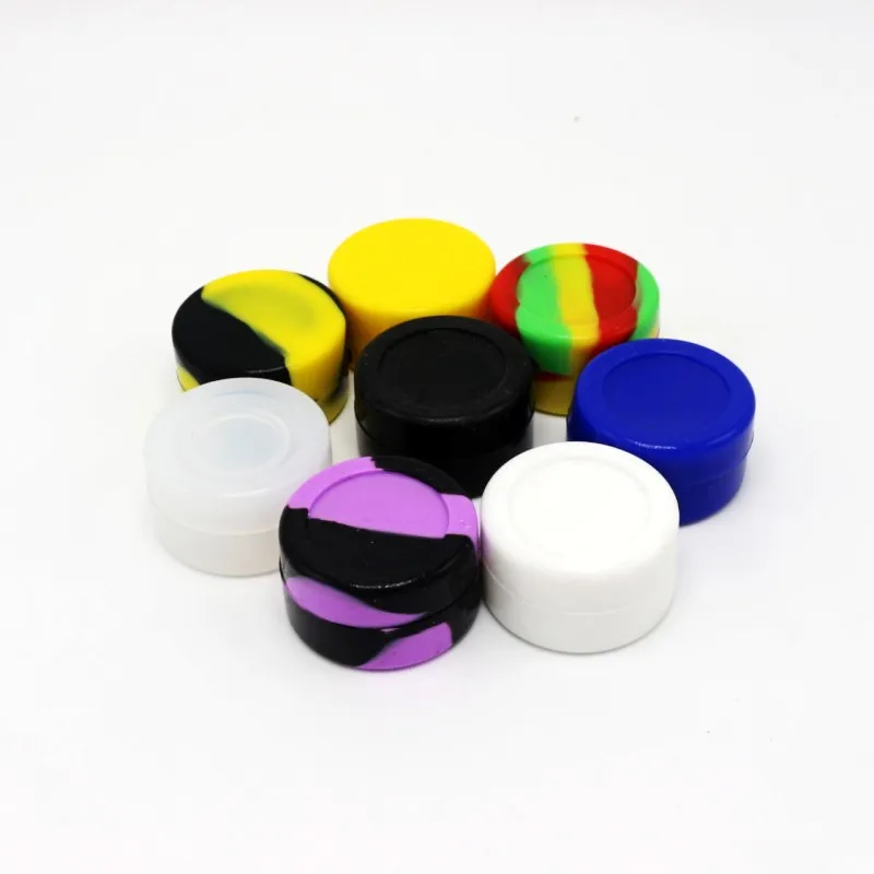 Wax Silicone jars Container Silicone Container 5ml Storage Container ...