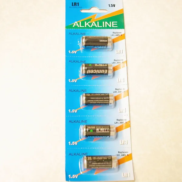 1000 packs/Lot x5 Pack 100% Brand New LR1 N size AM5 1.5V Alkaline ...