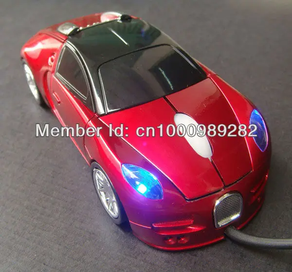 3D USB Optical Wired mouse BUGATTI Veyron Sport Racing Car mouse cord ...