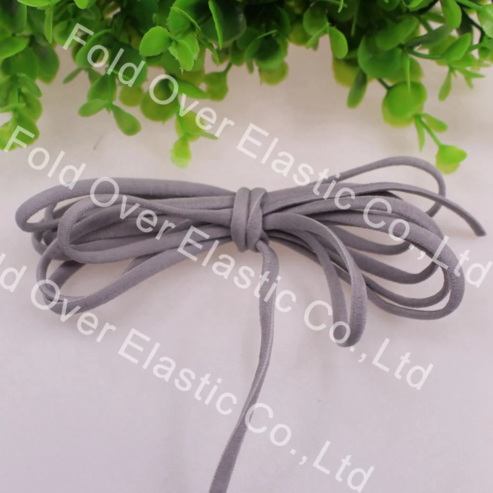 5mm #92105 Grey Color Elastic Nylon Thread String Rope For DIY Jewelry ...