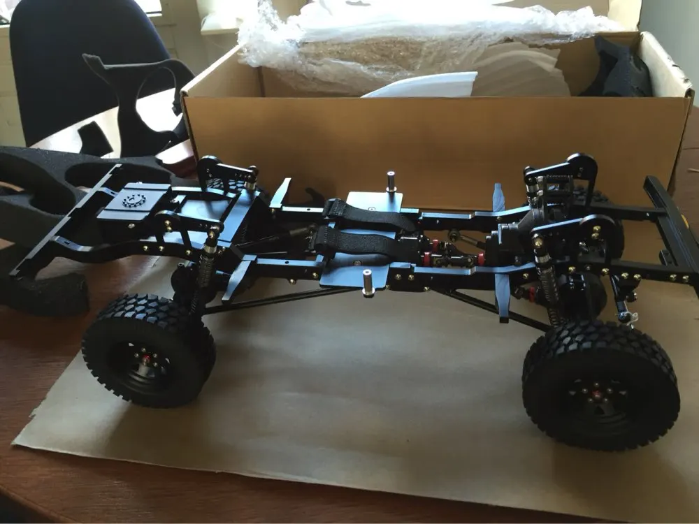 1/10 FULL METAL RC ROCK CRAWLER CAR Defender D110 Chassis RC4WD ...