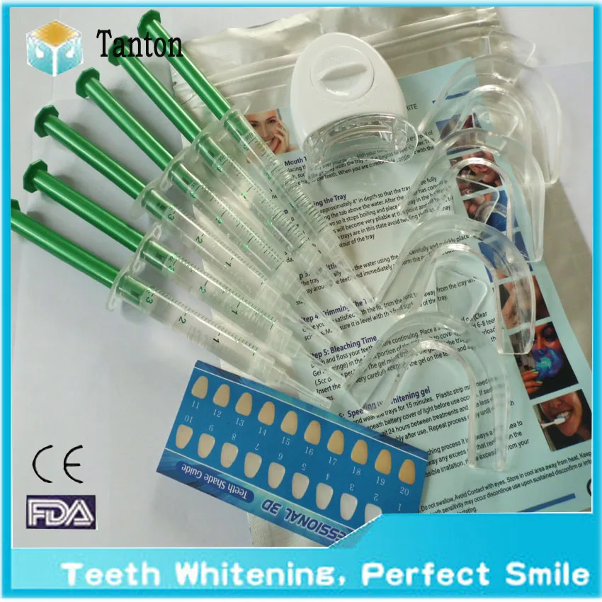 6pcs 3ml gel teeth whitening bleaching kit|teeth whitening|whitening ...