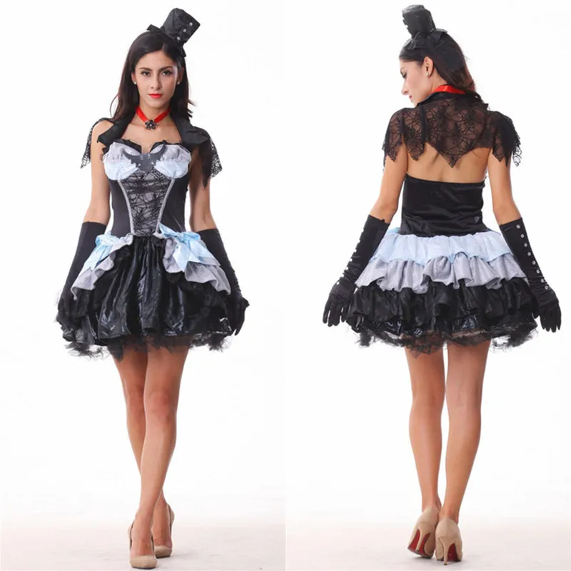Fantasia Woman demon witch Vampire Cosplay showing cloth Halloween ...