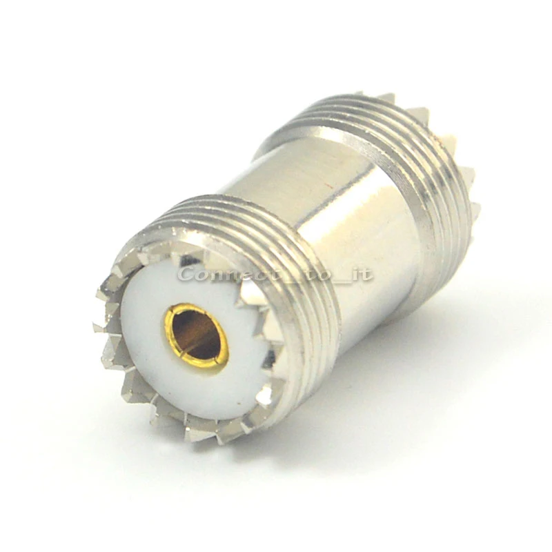 10 Pieces Uhf Female To Uhf Female Jack Rf Straight Connector Pl-259 So ...