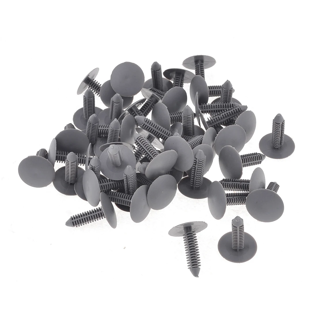 X Autohaux 50Pcs Car Auto Plastic Push Fastener Rivets Clips Gray For ...