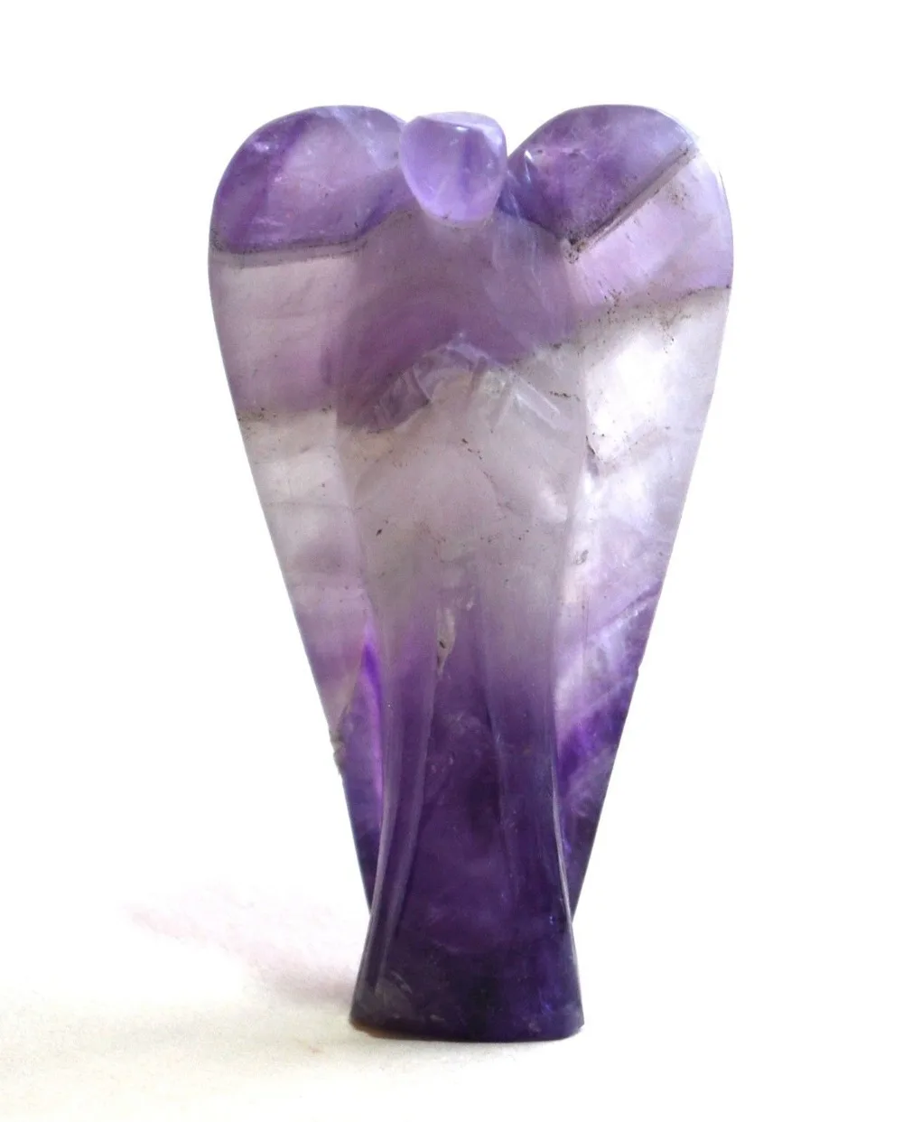 7cm AMETHYST ANGEL NATURAL CRYSTAL HAND CARVED STONE FOR WEDDING GIFT ...