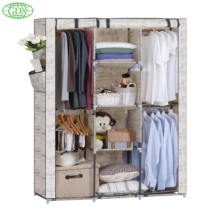 GDX European Fashion Simple Cloth Wardrobe Waterproof Dustproof ...