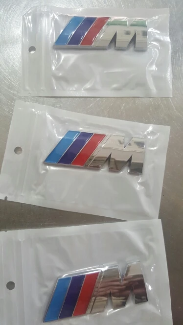 3D Aluminum M3 Stickers