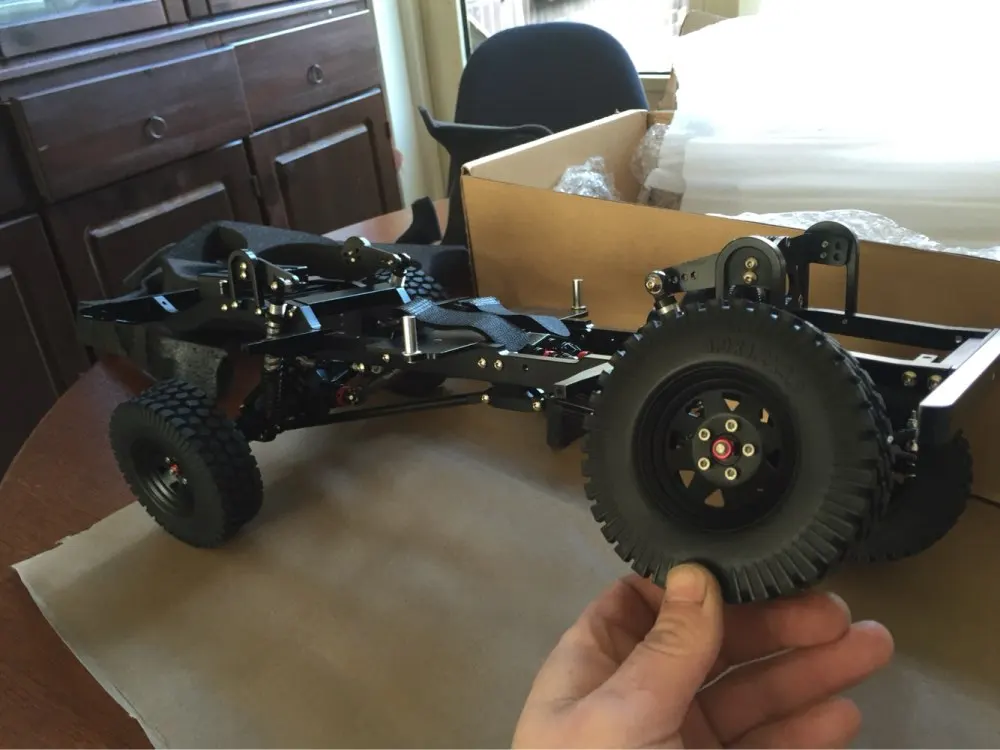 1/10 FULL METAL RC ROCK CRAWLER CAR Defender D110 Chassis RC4WD ...