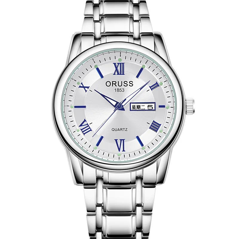 ORUSS-Brand-Men-s-Fashion-Sports-Stainless-Steel-Double-Complete ...