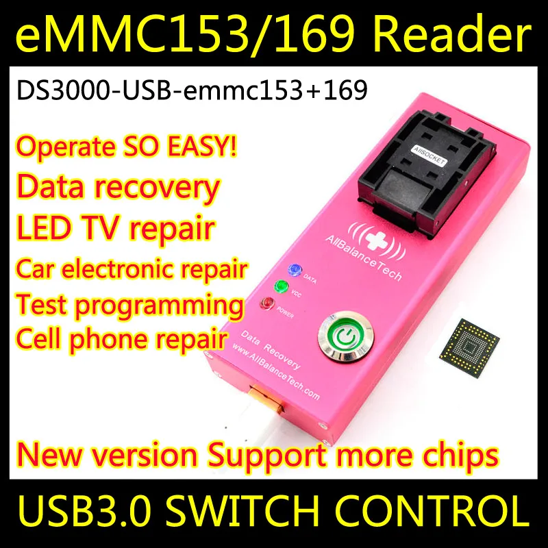 Emmc Socket Emmc Adapter Emmc Programmer Usb Test Emmc153 Emmc169
