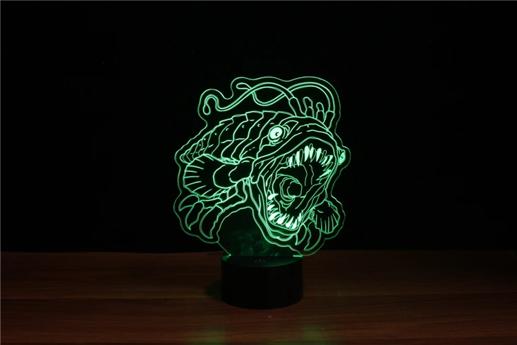 High Quality Hallowmas Souvenir 3D Led Indoor Lighting For Baby Worm ...