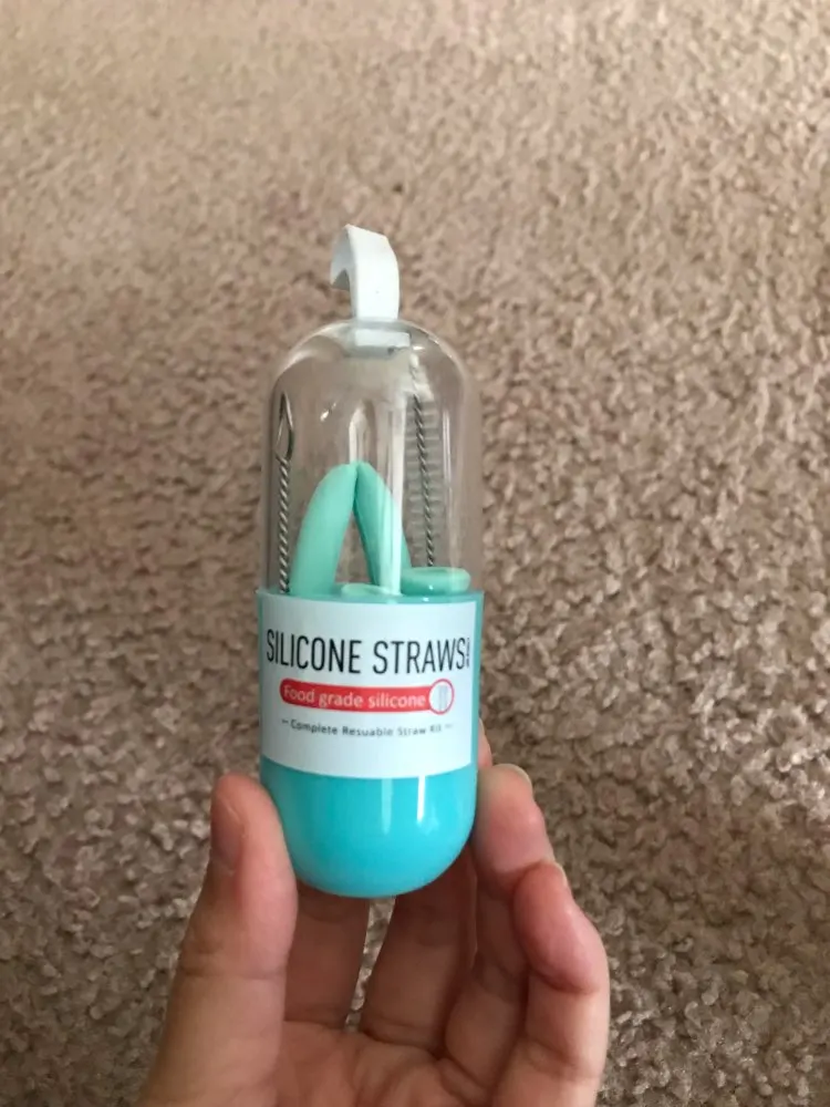 Silicone Straws Reusable Folding Straw - Life Changing Products