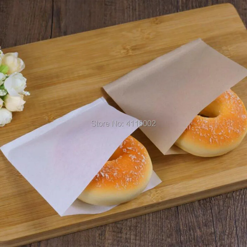 1000pcs Kraft Paper Sandwich Wrapping Paper Liners Greaseproof ...