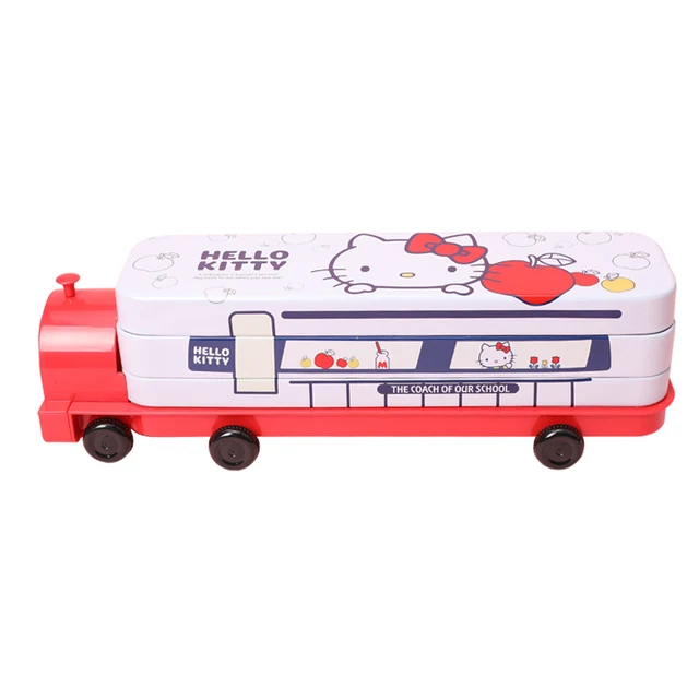 Hello Kitty Train Shaped Multi-Layer Pencil Case – Kawaii Store ...