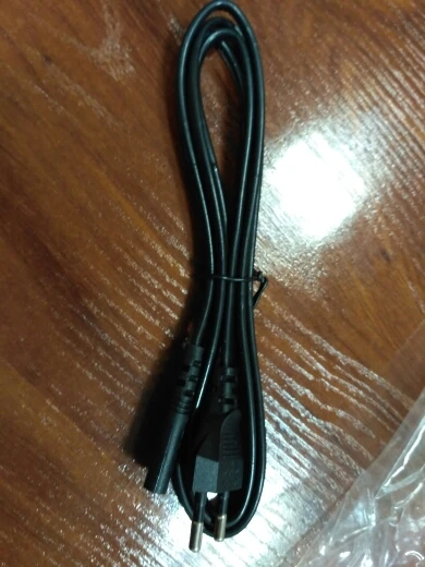 High Quality 2 Prong Style EU Notebook AC Power Cord, Length: 1.5m