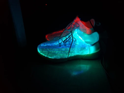 LED Shoes Fiber Optic Light Up Sneakers - Life Changing Products