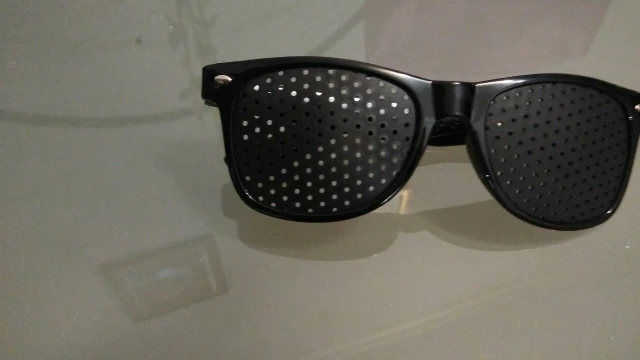Pinhole Glasses for Eye Protection and Corrective Vision Care