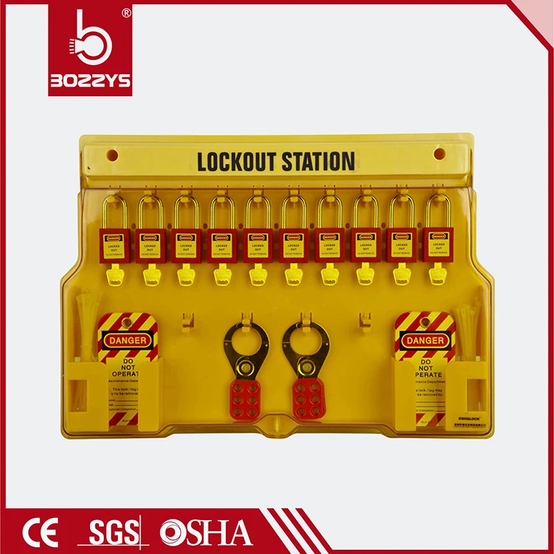 10 Locks Padlock Safety Lockout Station Tagout Management Station lock ...