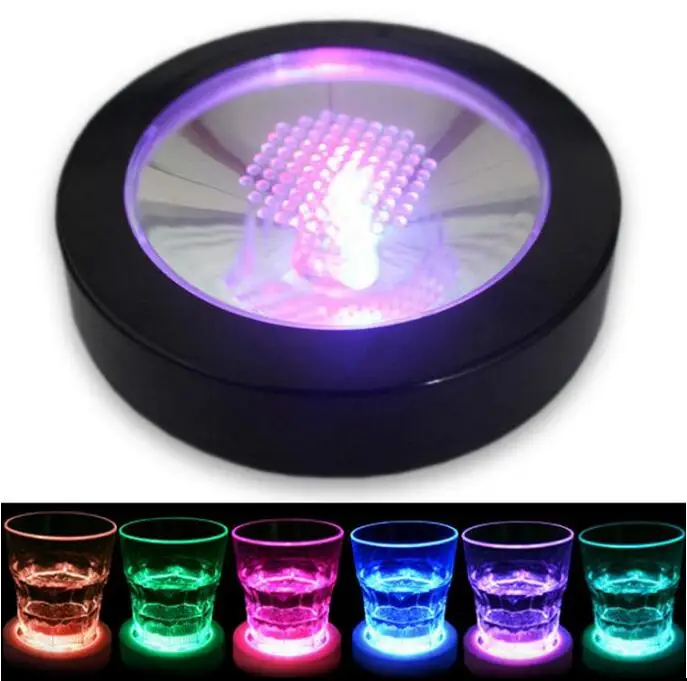 120pcs RGB Color Changing LED Coaster Flashing Light Beer Wine Glass 120pcs RGB Color Changing LED Coaster Flashing Light Beer Wine Glass