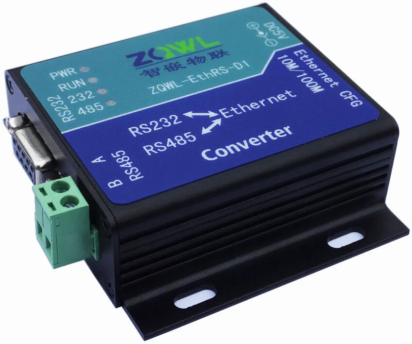 Serial Device Server Rs232 Rs485 To Ethernet Modbus Rtu To Modbus Tcp