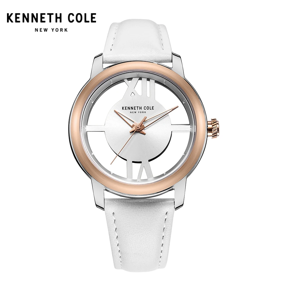 Kenneth Cole Women Watch Quartz Leather Band Water Resistant Watches ...