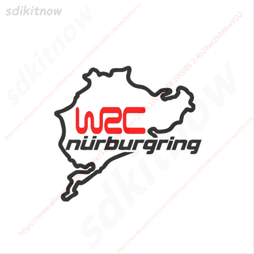 14x15cm WRC FIA World Rally Championship Decal Nurburgring Sports ...