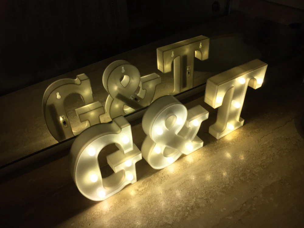 Light Up Letters LED Decoration - Life Changing Products