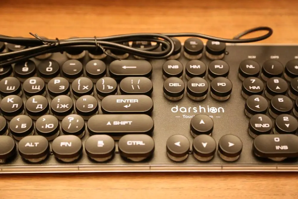 Gaming Backlit Keyboard Round Keys - Life Changing Products